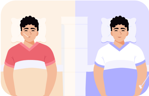 Understand the meaning of pre & post hospitalisation